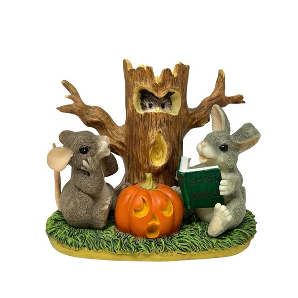 Charming Tails | Art | Charming Tails Halloween Figurine Ghost Stories ...